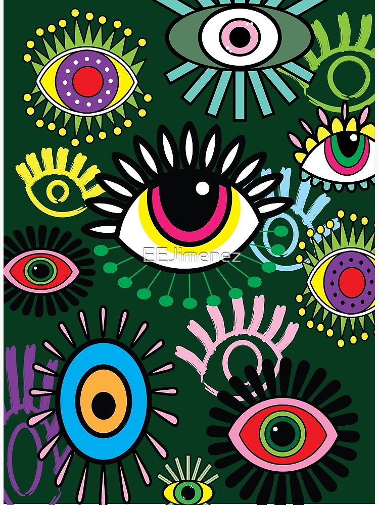 "Abstract Eyes" Poster for Sale by EEJimenez | Redbubble