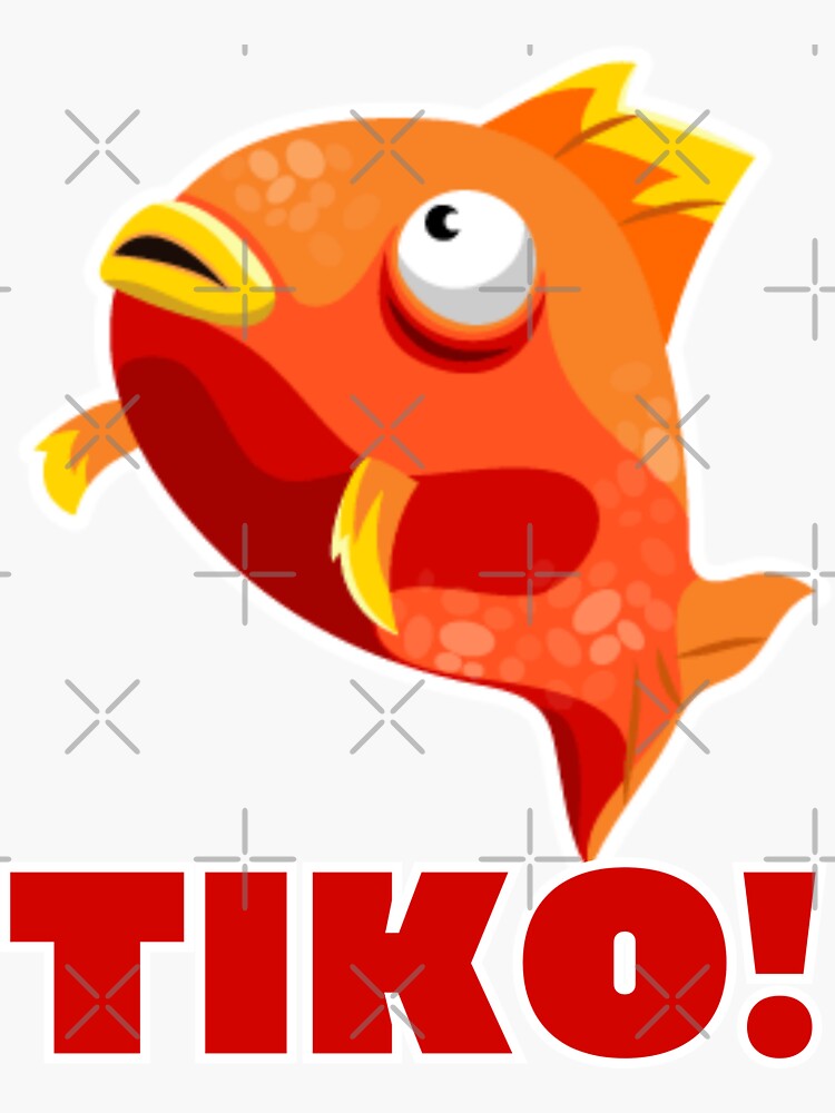 "fishstick,tiko" Sticker by vara-store | Redbubble