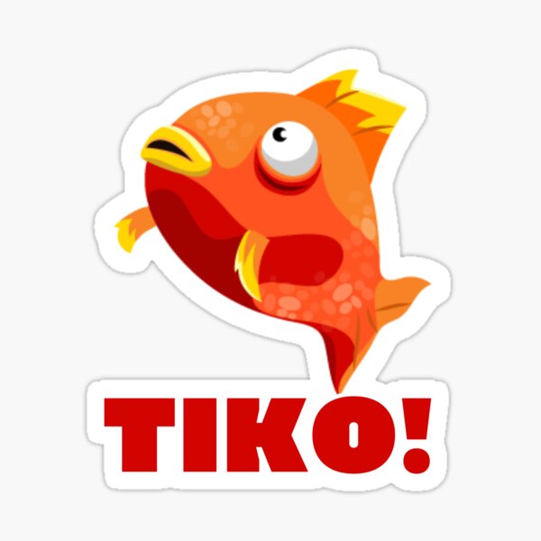 "fishstick,tiko" Sticker by vara-store | Redbubble