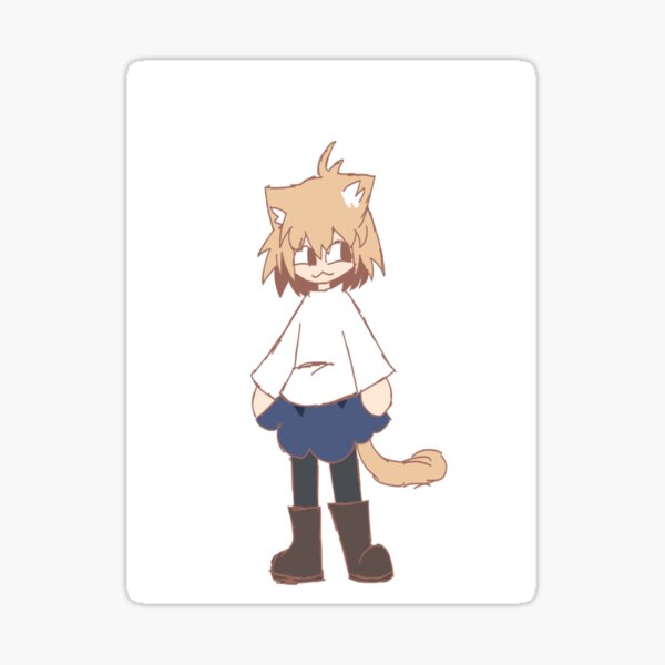 "Neco Arc Cute Cat " Sticker for Sale by ReevBridal16 | Redbubble