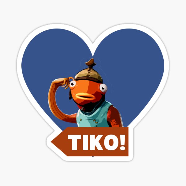 "fishstick,tiko " Sticker by vara-store | Redbubble