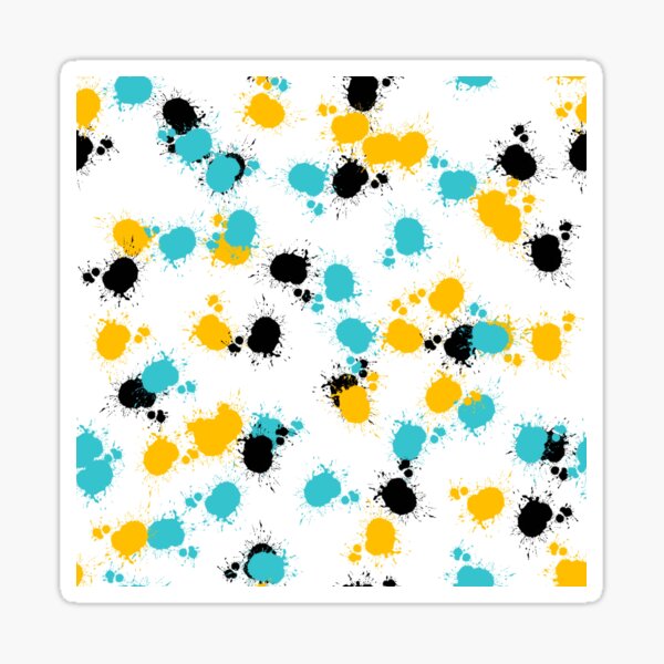 "More Paint Splatter" Sticker by Krmatican | Redbubble