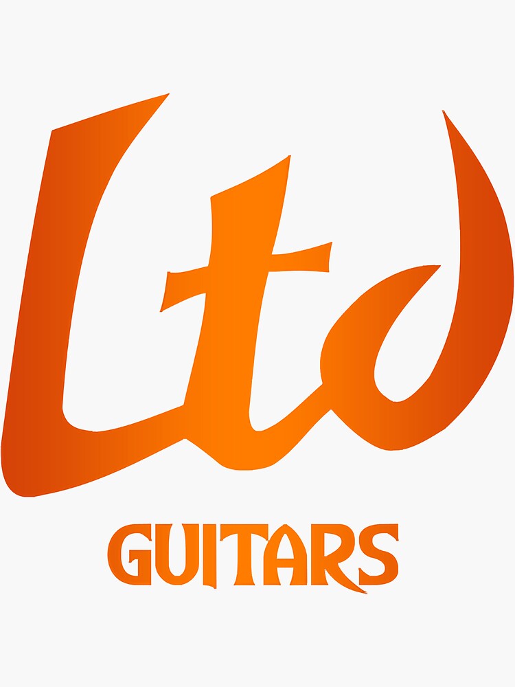 "LTD Guitar Logo" Sticker for Sale by BasilTrujillo | Redbubble