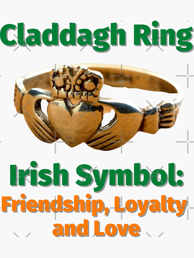 "Claddagh Ring Irish Symbol: Friendship, Loyalty and Love Orange ...