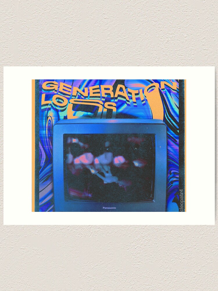 "Ranboo Generation Loss" Art Print by cleopatraB | Redbubble