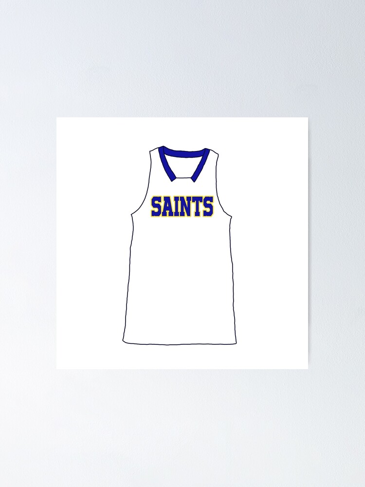 "Saints Basketball Jersey - CSS" Poster for Sale by bagelmiller | Redbubble