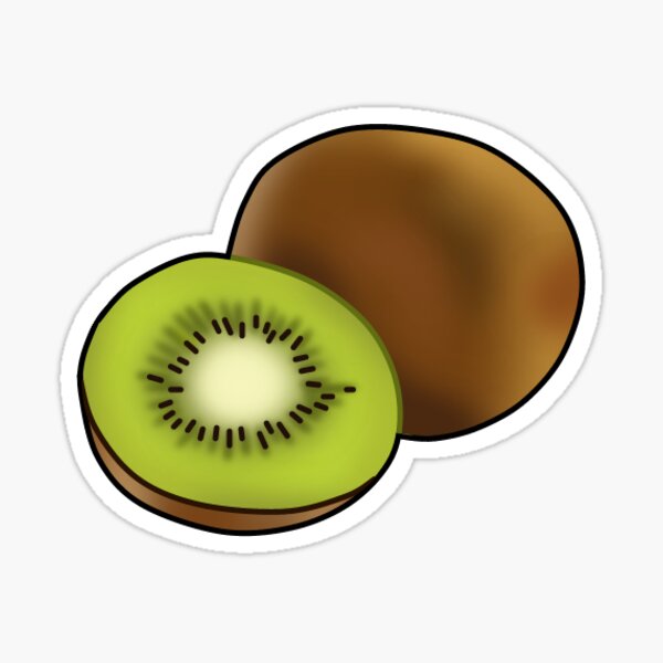 "Kiwi" Sticker by peachyfren | Redbubble