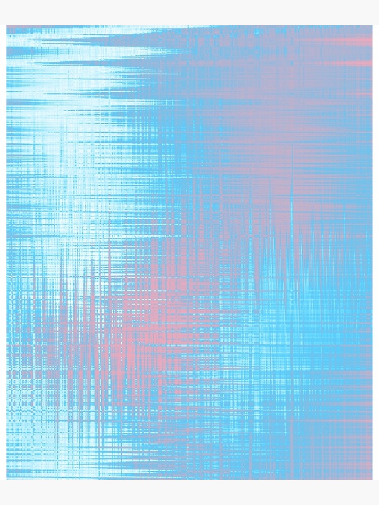 Póster «Orgullo transgénero Gráfico de líneas entrecruzadas tejidas ...