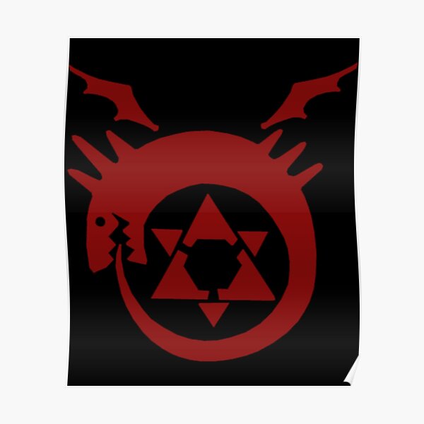 "FMA Symbols 3 Sticker" Poster for Sale by gahllxchains | Redbubble