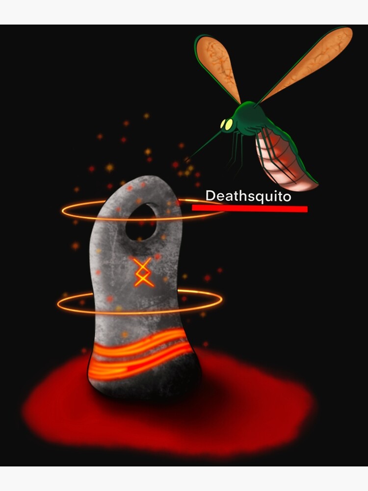 Deathsquito Stone Valheim Classic Premium Matte Vertical Poster sold by ...