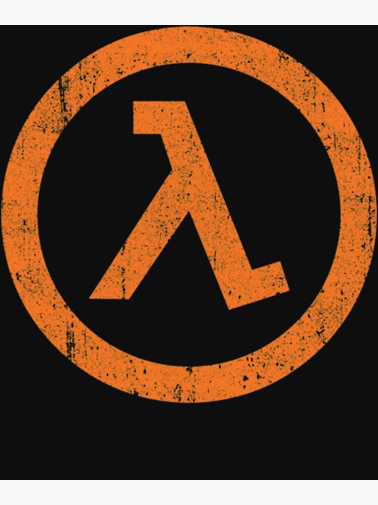 "Half Life Lambda Symbol Essential" Poster for Sale by Duane1717 | Redbubble