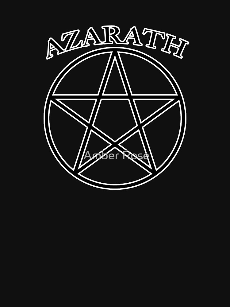 ""Azarath" (band tee style)" Essential T-Shirt for Sale by Amber Rose ...