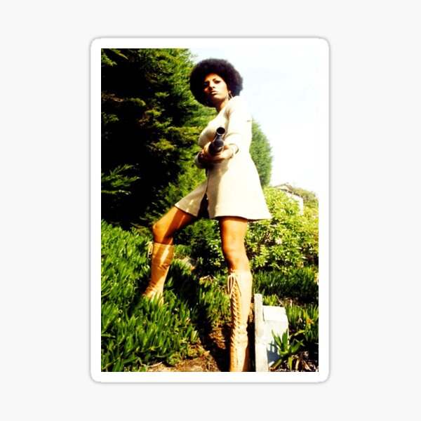 "Pam Coffy Foxy Sheba Blaxploitation 1972 Poster" Sticker for Sale by ...