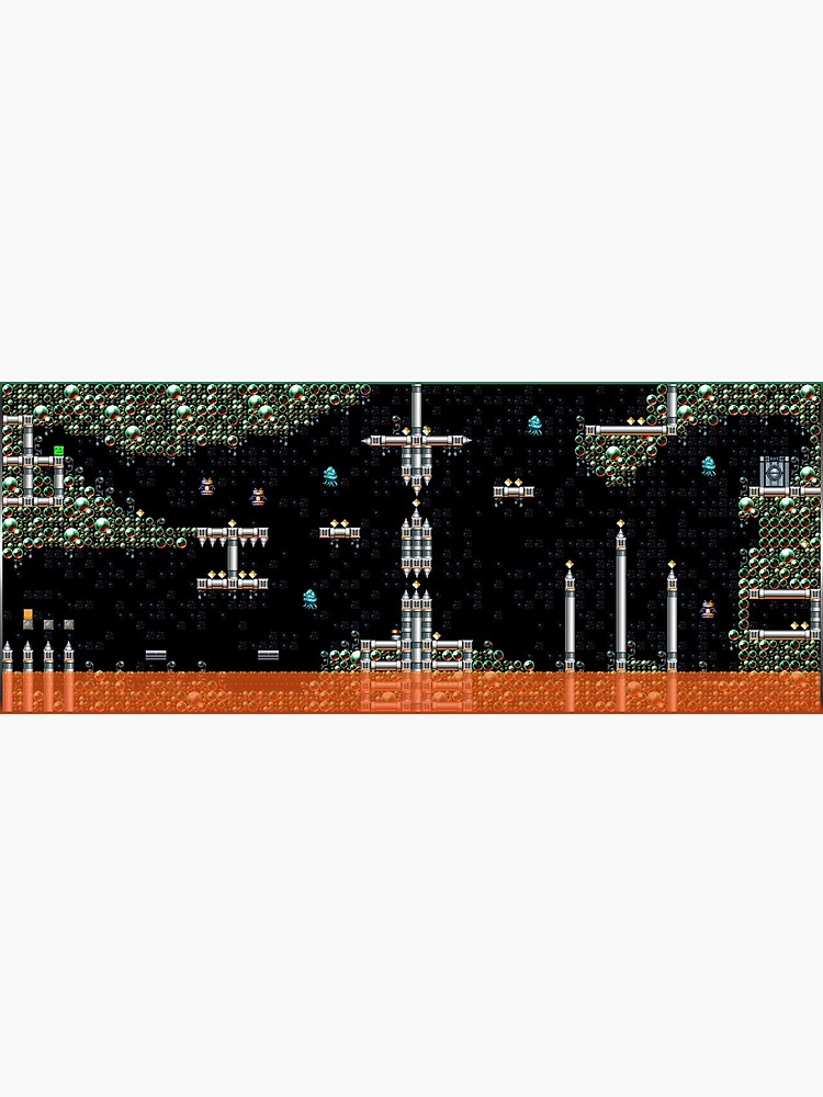 "Metroid Themed Pixel Level" Canvas Print by last-pixel | Redbubble