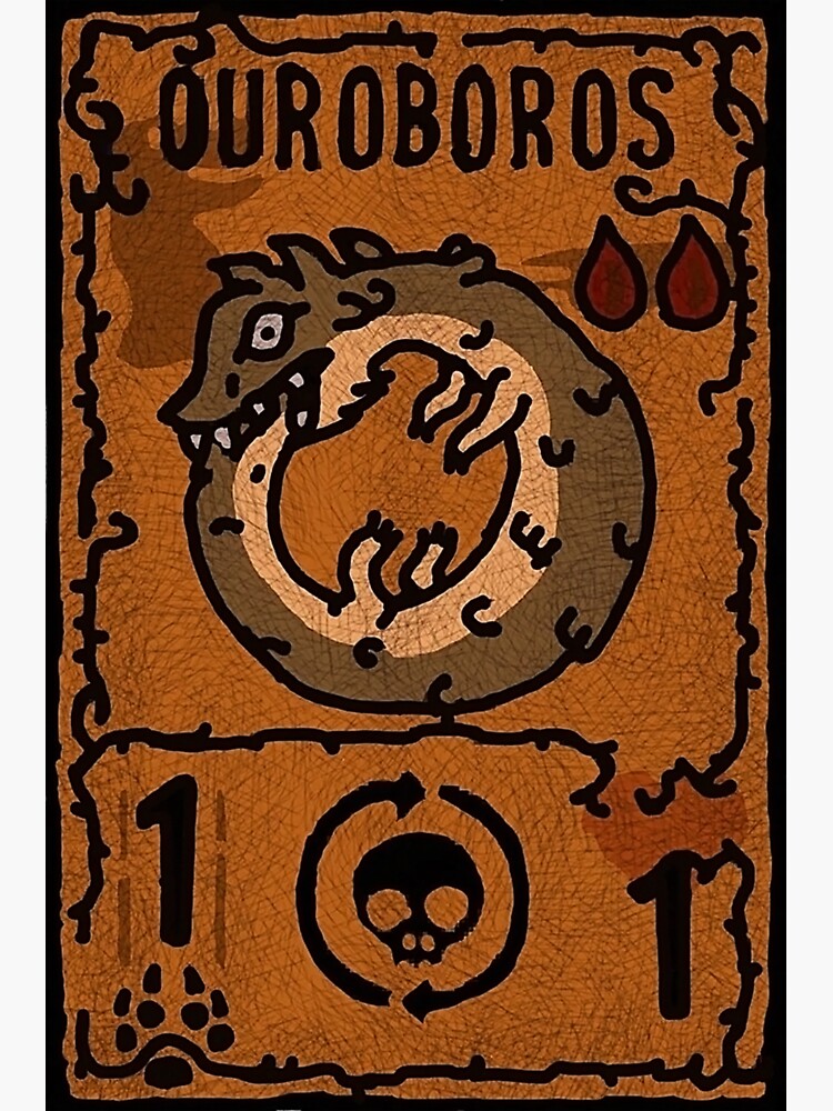 "Inscryption Snake Ourboros" Sticker by USARTDESIGNGOOD | Redbubble