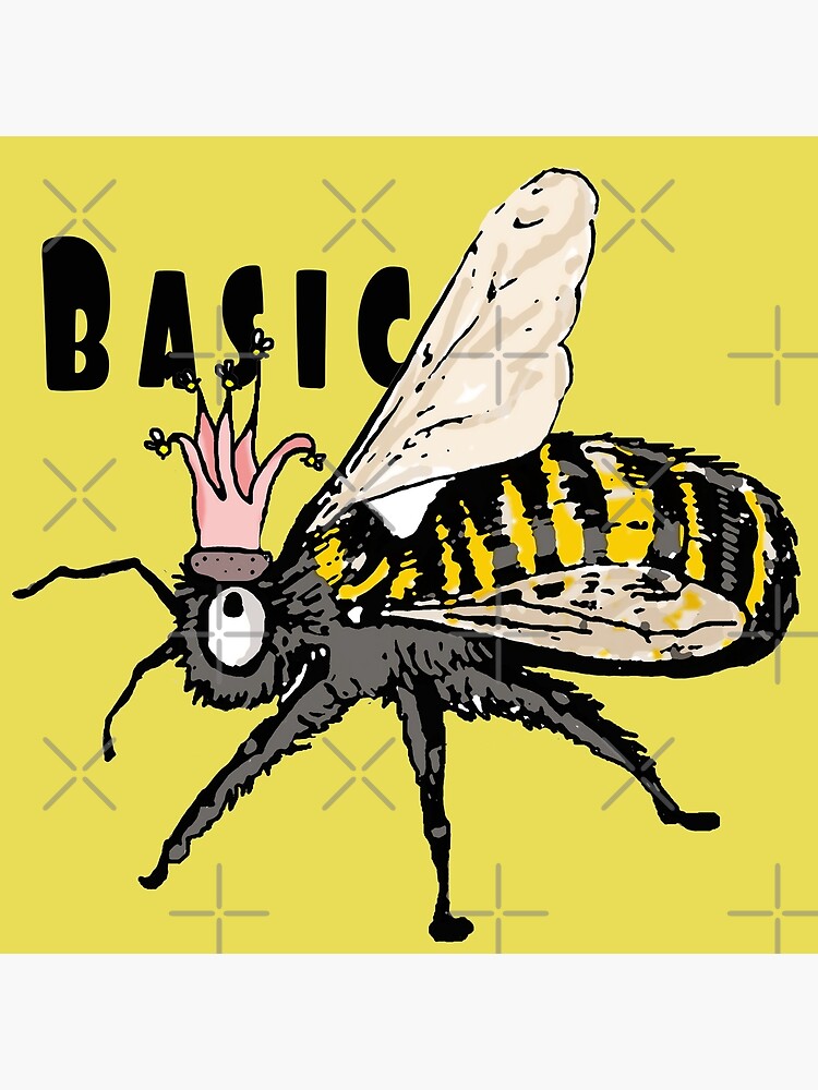 "Basic Bee" Poster for Sale by itbeginshere2 | Redbubble