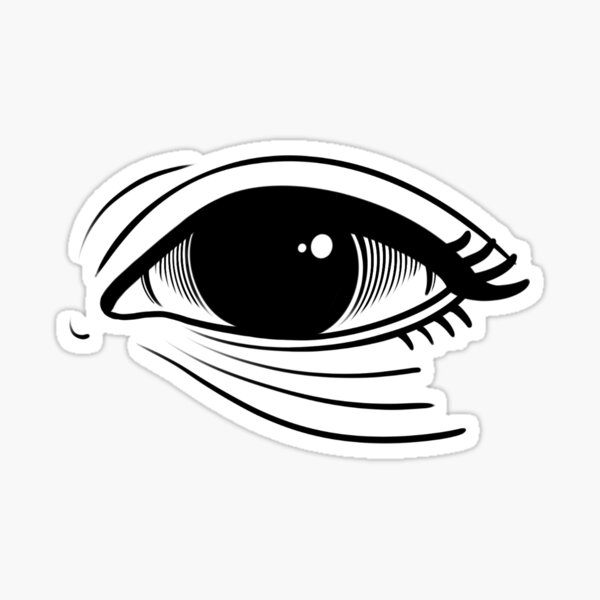 "Simple third eye design" Sticker by ArtbyTess | Redbubble