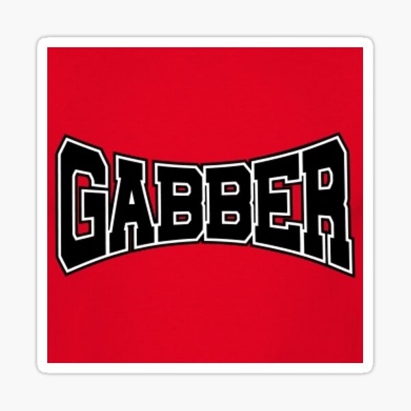 Gabber Stickers | Redbubble