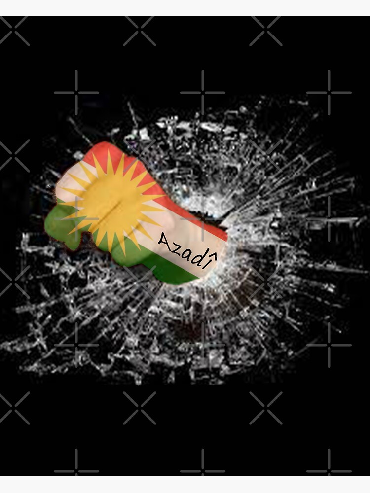 "Free Kurdistan,Azadîa Kurdistanê" Sticker by KurdishShops | Redbubble
