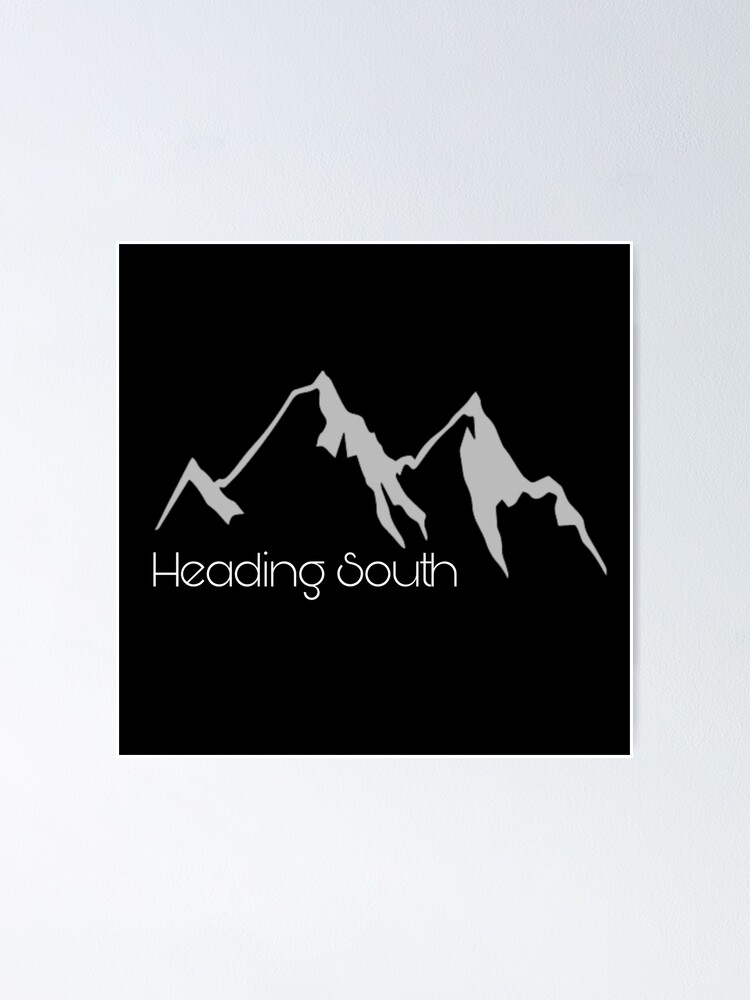 "Zach Bryan Heading south " Poster by Ironwolf-2 | Redbubble