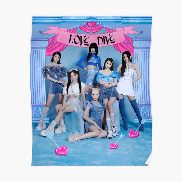 "IVE LOVE DIVE " Poster by BBIZZ | Redbubble