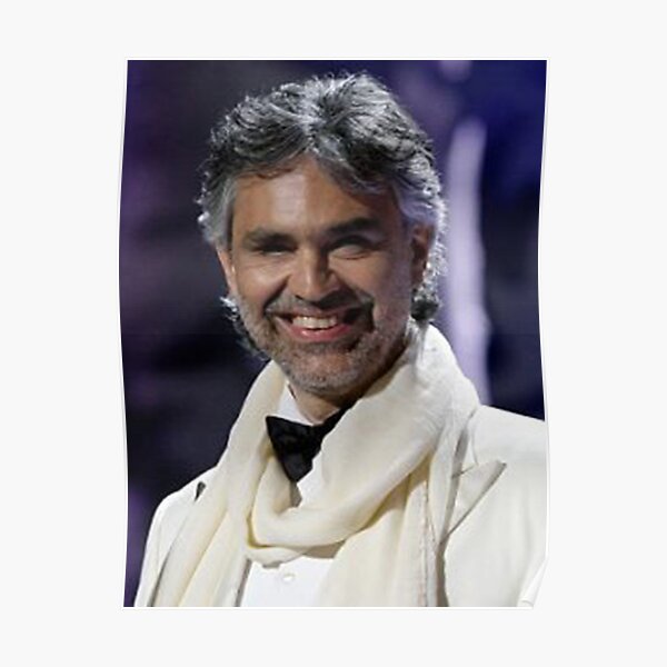 "Andrea Bocelli - Poster" Poster for Sale by Flemingfd | Redbubble