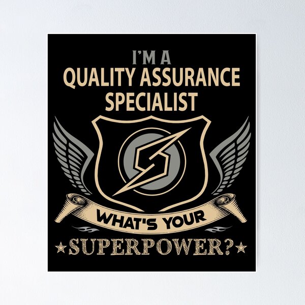 Quality Assurance Specialist Posters