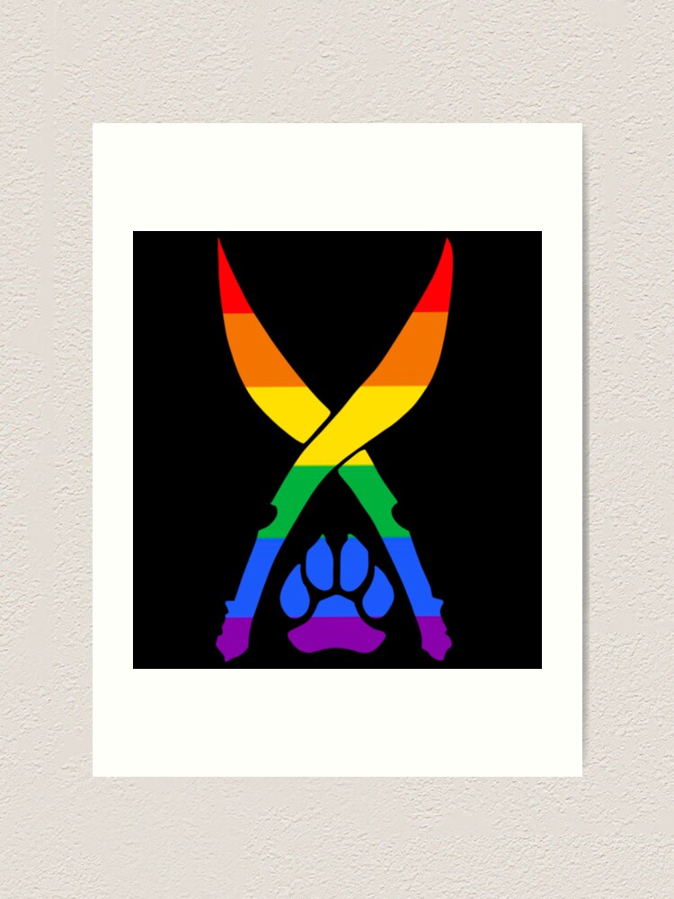 "Gay Ranger DnD 5e Logo" Art Print by CeruleanSiren97 | Redbubble