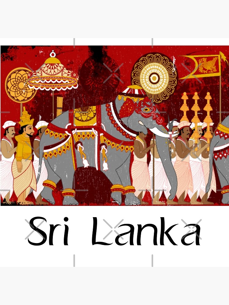 "Sri Lankan Traditional Art Perahera" Poster for Sale by chamgunat ...