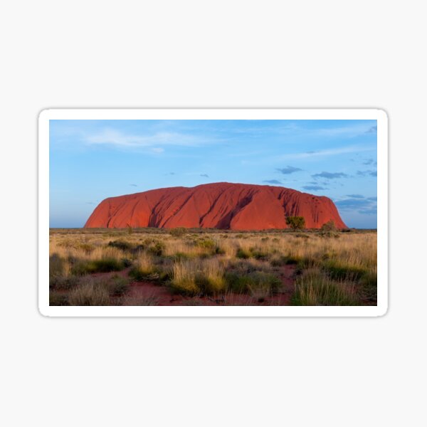 "Uluru (Ayers Rock) Australia" Sticker by batmanmick | Redbubble
