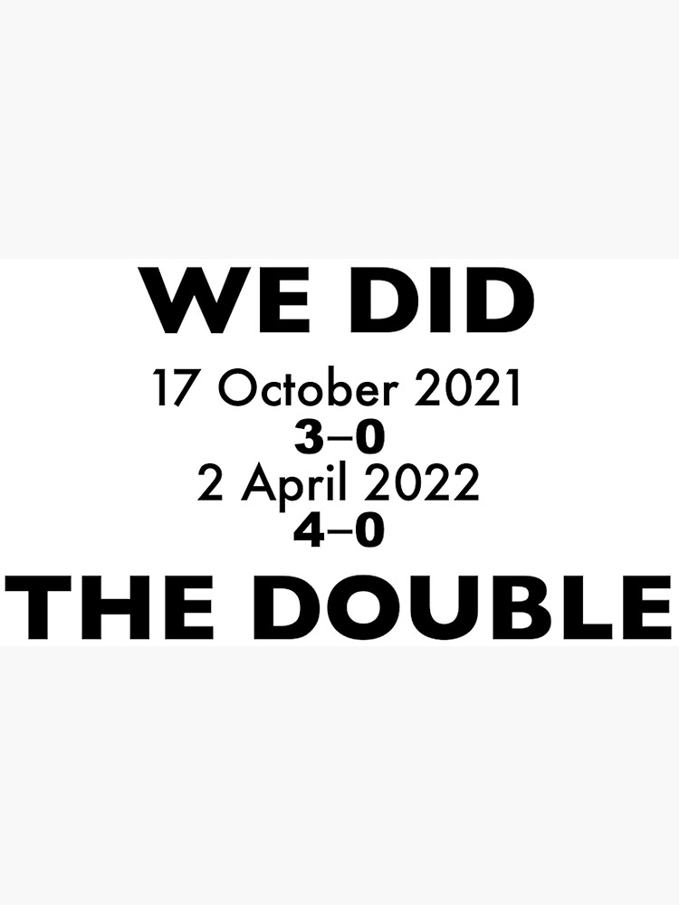 "Swansea Football South Wales Derby We Did The Double" Sticker for Sale ...