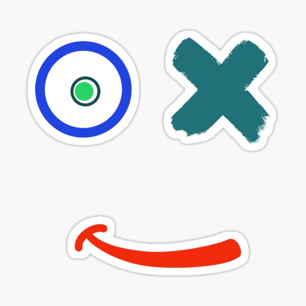 "xx face with a smile" Sticker by bratkec | Redbubble