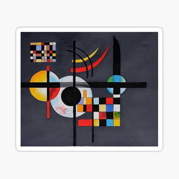 "Wassily Kandinsky Poster, Art Exhibition Poster, Kandinsky Transverse ...