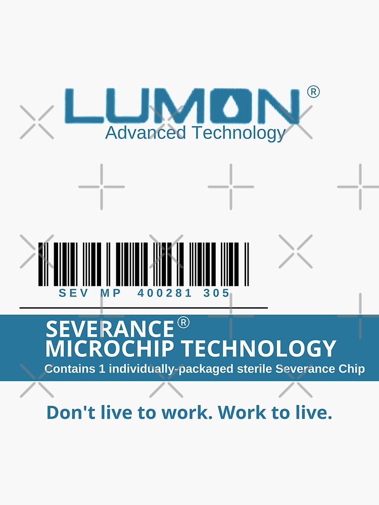 "Lumon Severance Microchip" Sticker by Stickerm4ni4 | Redbubble