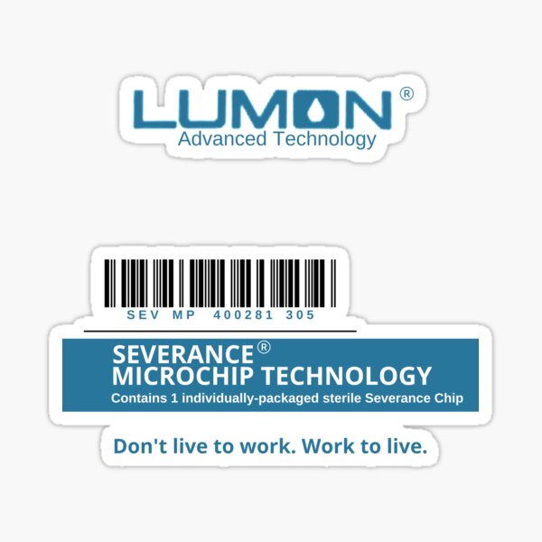 "Lumon Severance Microchip" Sticker by Stickerm4ni4 | Redbubble