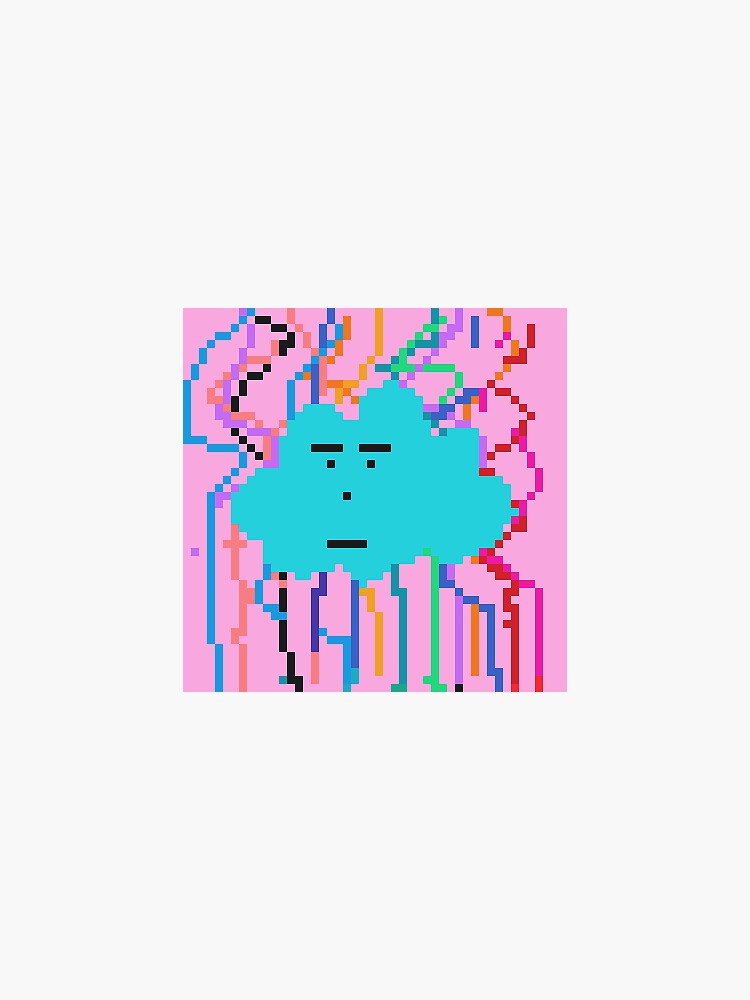 "Mr.cloud" Sticker for Sale by idyllicquotes | Redbubble