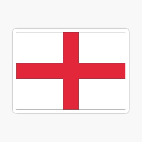 "England flag" Sticker by designskapare | Redbubble