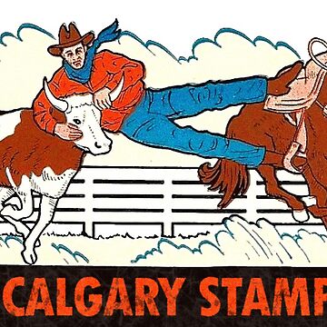 "The Calgary Stampede Vintage Travel Decal" Sticker for Sale by hilda74 ...