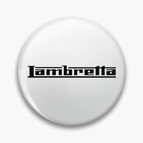 "Lambretta Logo (Black)" Pin for Sale by KonkeyZhong | Redbubble