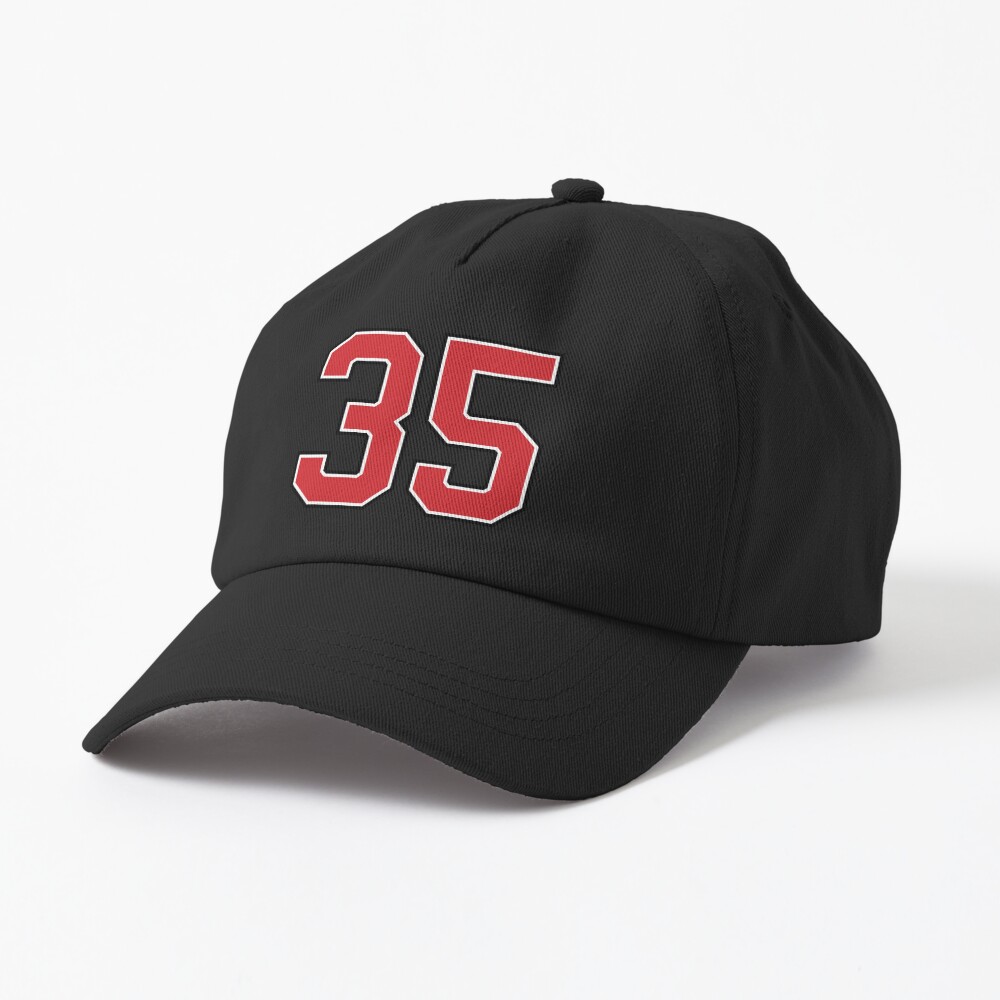 "Sports Number 35, red black color lucky sport thirty five" Sticker for ...