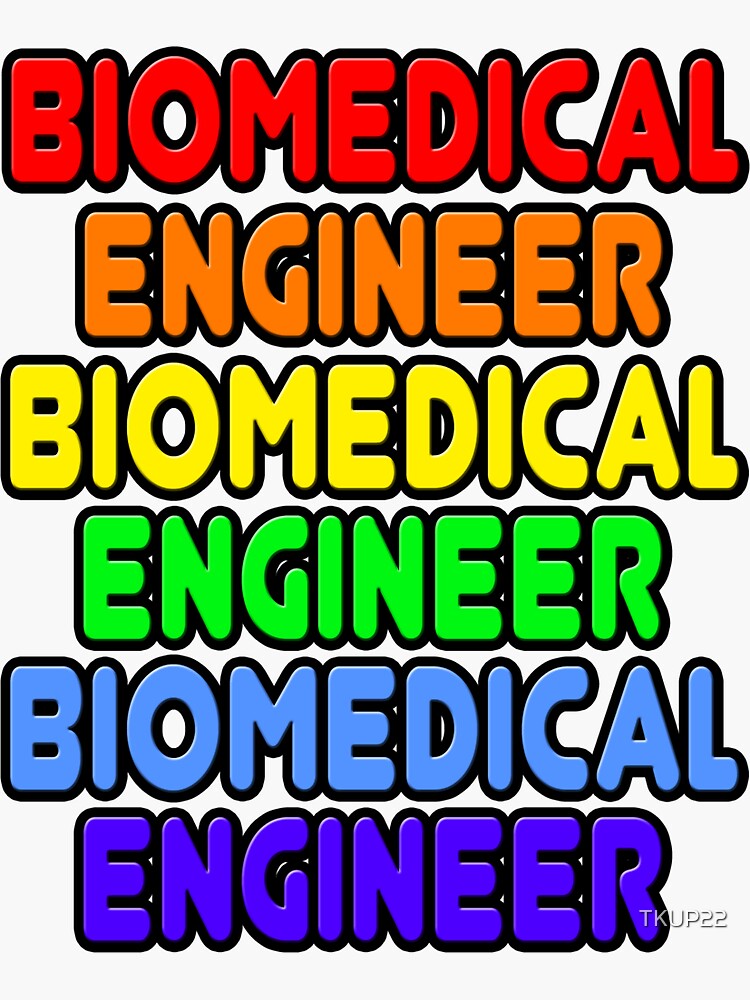 "Rainbow Biomedical Engineer" Sticker for Sale by TKUP22 | Redbubble