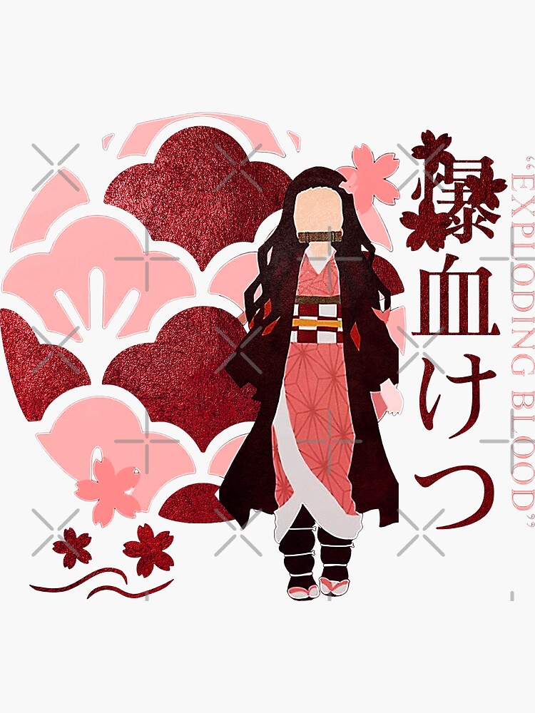 "Exploding Blood" Sticker by Tee-Luza | Redbubble