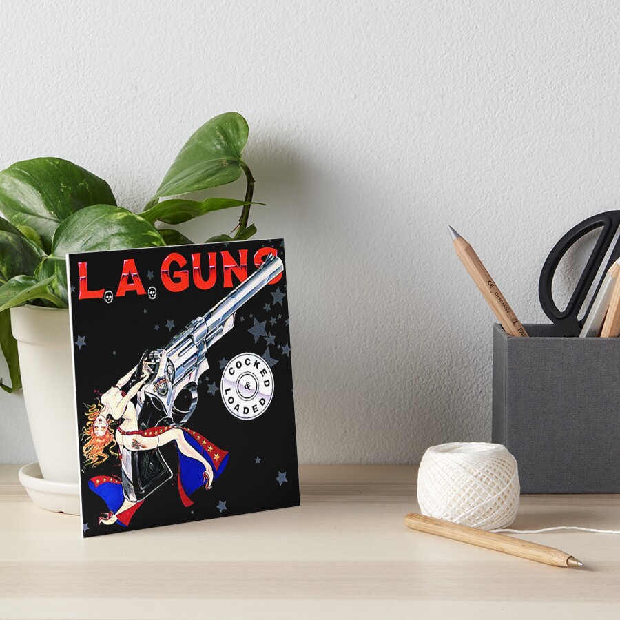 "Best,la guns - logo" Art Board Print by mbiniong | Redbubble