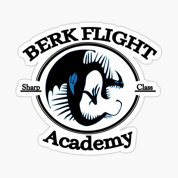 "Httyd Berk Flight Academy Sharp Class" Sticker for Sale by Rooktopwn ...