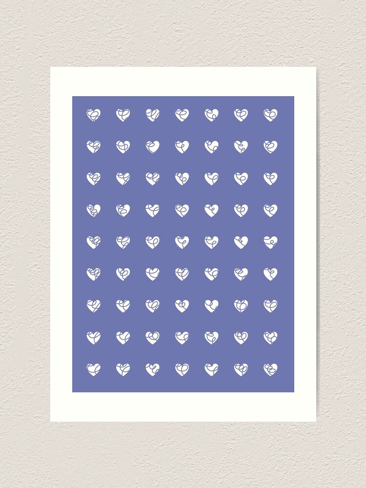 "Heart of pantone color of the year 2022" Art Print for Sale by ...