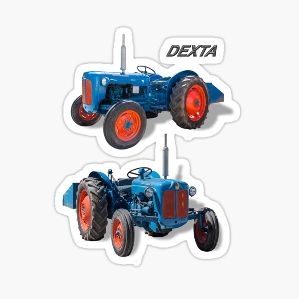 "Blue Dexta" Sticker by Millysuewood | Redbubble