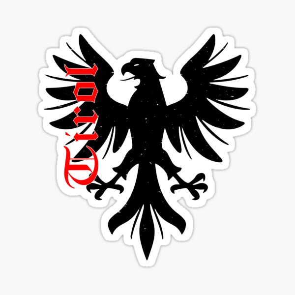 "Tyrol shirt Tyrolean eagle coat of arms" Sticker by Innsbrucker ...