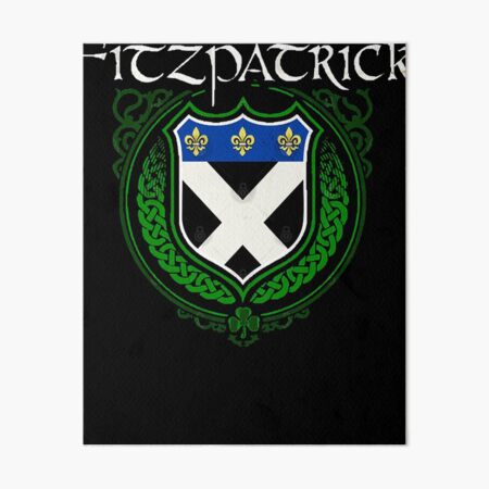 "Fitzpatrick Family Irish Coat of Arms " Art Board Print by ...