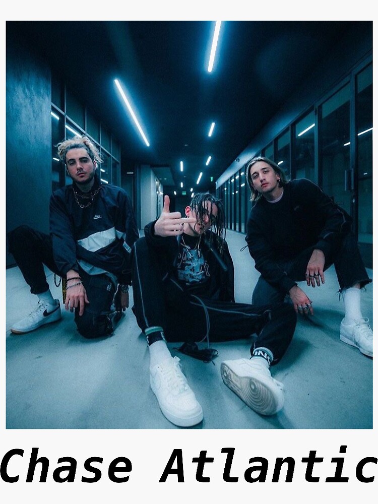 "Chase Atlantic" Sticker by t00mp | Redbubble