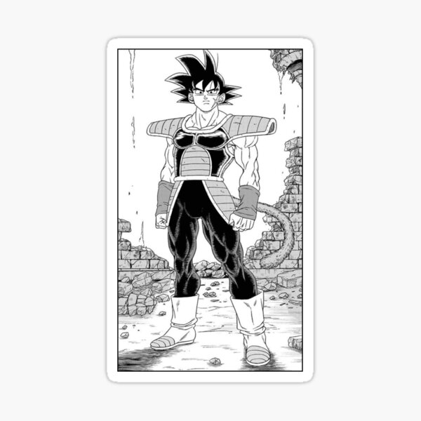 "DRAGON BALL SUPER - Bardock (Full Panel) Classic ." Sticker for Sale ...